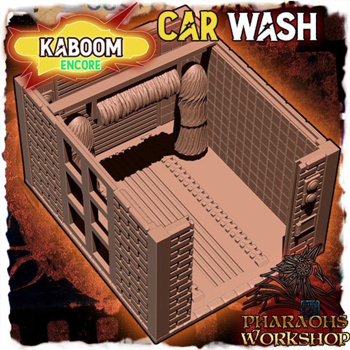 3D Printable Kaboom Gas Station - full project by Pharaoh's Workshop